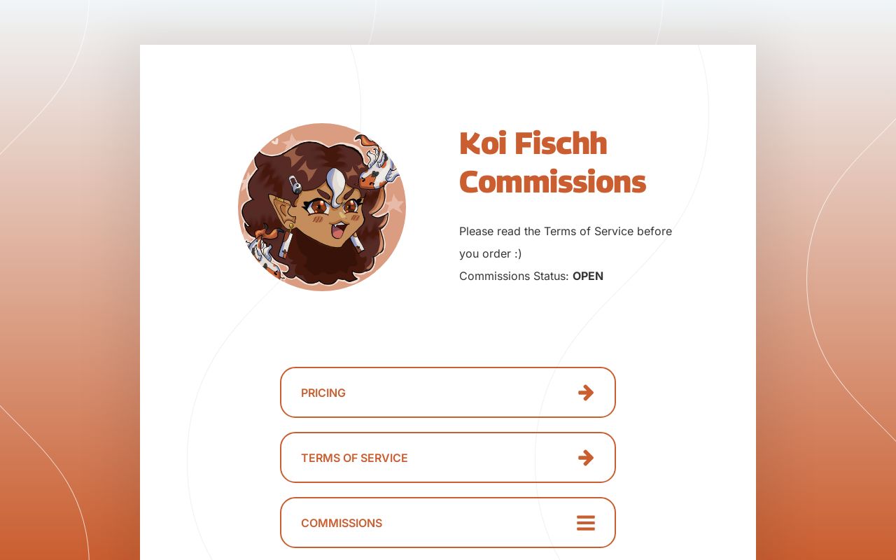 Koi's Commissions